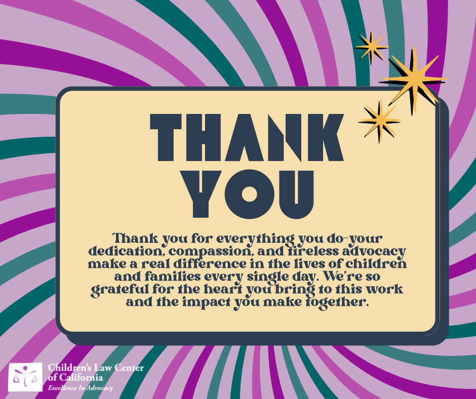 December E-Newsletter - Children's Law Center of California